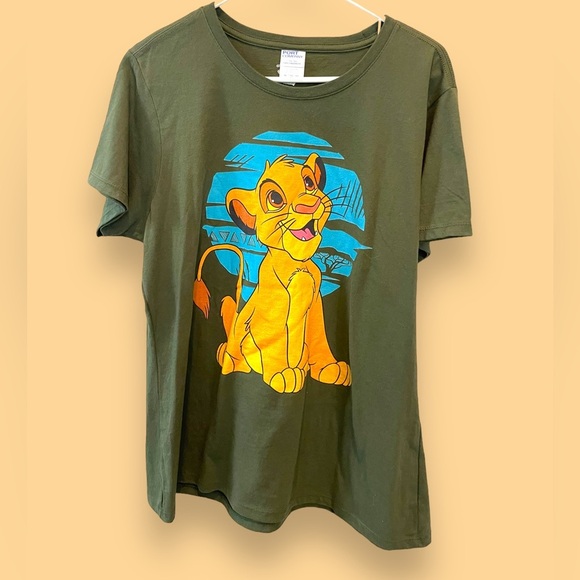 Disney | Shirts | Disney Lion King Simba Disneyland Graphic Unisex Tee ...